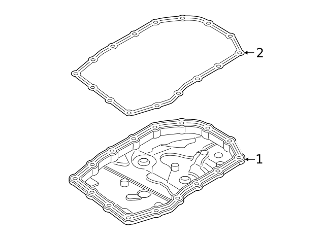 48280-2H000 - Transmission Oil Pan 2020-2024 Hyundai | AutoNationParts.com
