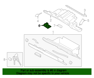 2010-2023 Subaru Glove Box Lamp 66237AJ01A | Subaru Parts Store