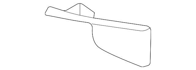 GM 84839548 Front Passenger Side Tire Front Air Deflector | Genuine GM ...