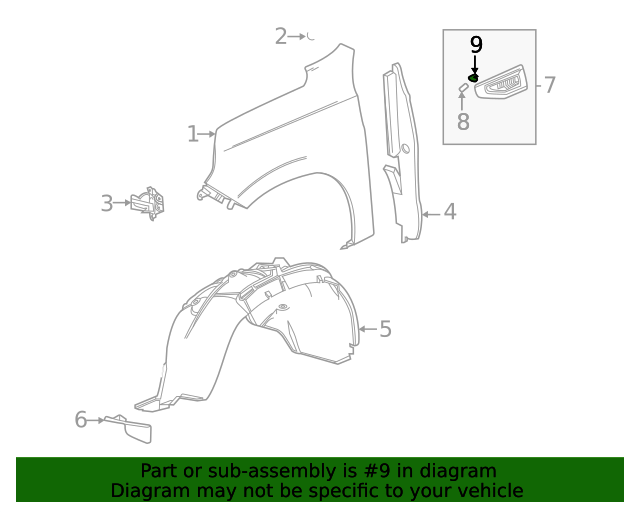 2014-2024 GM (Replaces 94748652) Multi-Purpose Retainer 11604723 ...