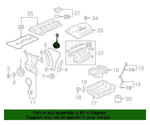 2014-2016 Mitsubishi Outlander Camshaft Gear 1147A029 | Mitsubishi ...