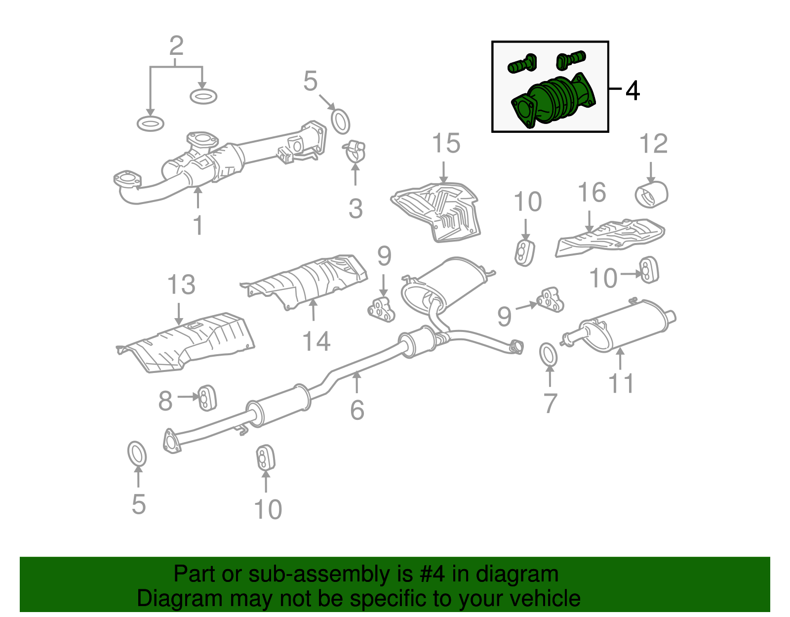 2010-2012 Honda Catalytic Converter 18150-RBR-A01 | Retail Performance ...
