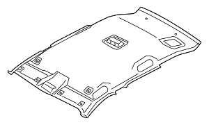 51449459399 - 2016-2021 BMW X1 Headliner (51-44-9-459-399) | BMW of ...