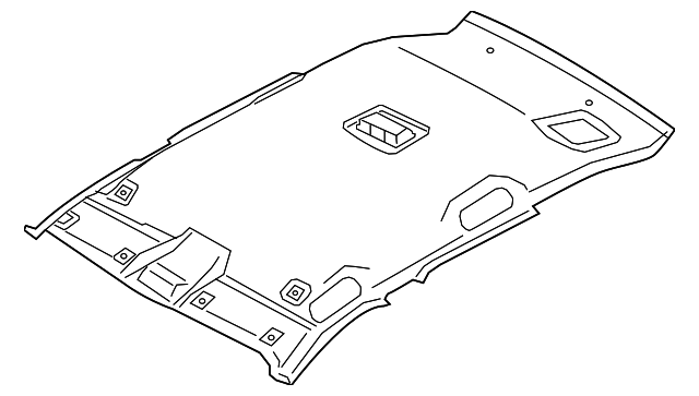51449459399 - 2016-2021 BMW X1 Headliner (51-44-9-459-399) | BMW of ...