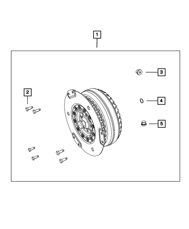MOPAR TORQUE CONVERTER - RL282317AA - RL282317AA | Mopar Online Parts