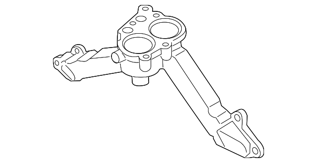 2011-2016 GM Engine Coolant Thermostat Housing 12642720 GM ...