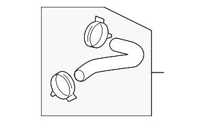 2011-2014 GM Radiator Inlet Hose 22884211 | GMPartsDirect.com