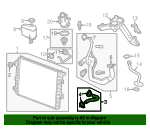 2011-2014 GM Radiator Inlet Hose 22884211 | GMPartsDirect.com