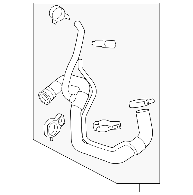 19258629 - Radiator Outlet Hose 2011-2014 GM | AutoNation Parts