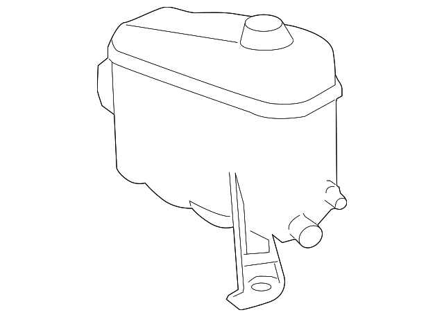 2013-2016 GM Radiator Surge Tank 23106015 GM | GMPartsDirect.com