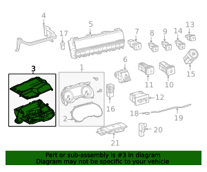 2021-2024 Toyota Sienna Head-Up Display 83108-08011 | Toyota Parts ...