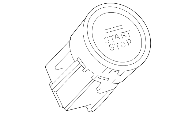 2020-2024 Toyota Start Button 89611-08020 | Retail Performance Auto Parts