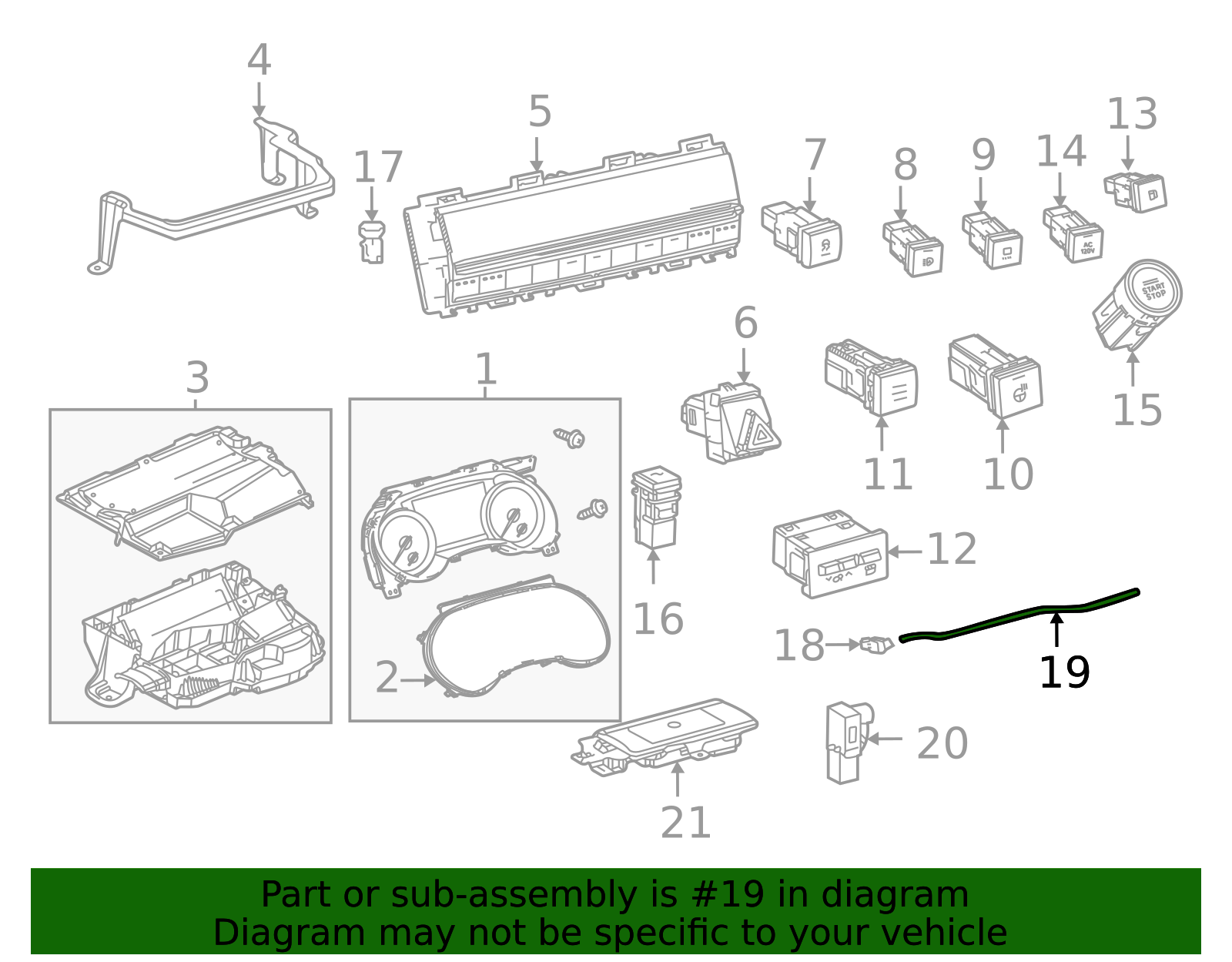 2023-2025 Toyota Cabin Air Temperature Sensor 88625-34050-C0 | Toyota ...