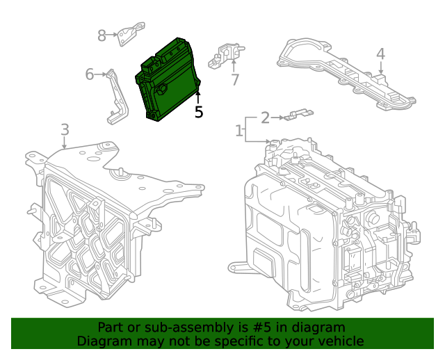 898A1-62026 - Control Module - 2019-2020 Toyota Mirai | OEM Genuine ...
