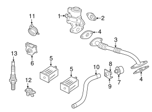 1999-2003 Jaguar Oxygen Sensor LNE1684BB | OEM Vehicle Parts