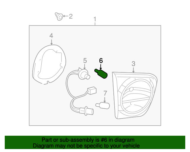 99132-11038 - Tail Lamp Bulb - 1995-2022 Toyota | OEM Genuine Toyota Parts