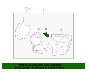 99132-11038 - Tail Lamp Bulb - 1995-2022 Toyota | OEM Genuine Toyota Parts
