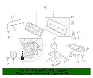 53021335AE - Rear Main Seal Retainer - 2003-2023 Mopar | Mopar Parts Canada