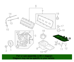 53021568AE - Oil Pan Gasket - 2003-2023 Mopar | Mopar Parts Canada