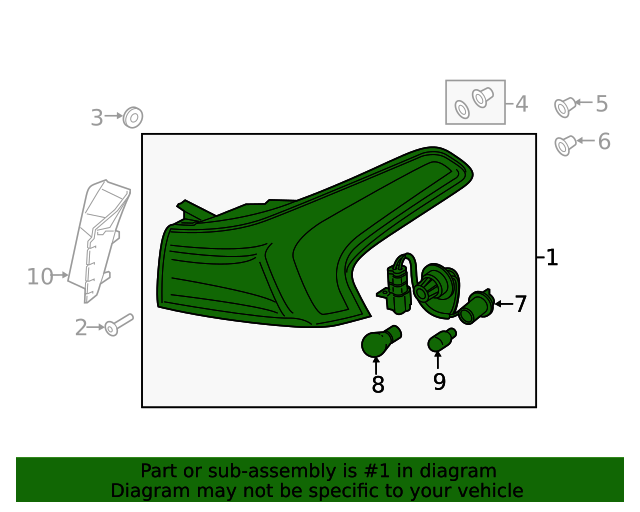 92402-S2000 - Tail Light Assembly 2019-2020 Hyundai Santa Fe ...