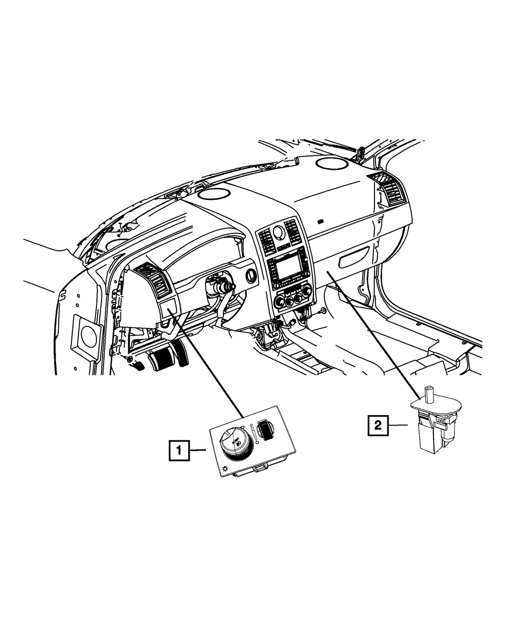 4602890AD - Headlamp Switch 2011-2020 Mopar | Mopar Wholesale Parts