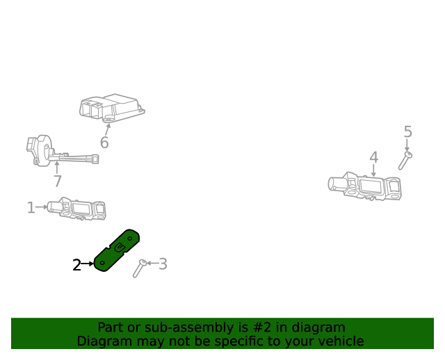 Striker Plate - Mopar (68036991AA) | Mopar Parts Canada