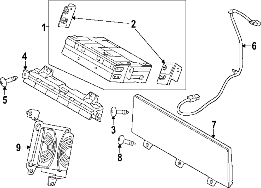 Hyundai - 96560-JI100 - Receiver - 2023-2025 Genesis Electrified G80 | OEM Hyundai Parts Outlet
