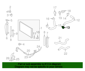 90466-37002 - Radiator Hose Clamp 2000-2013 Toyota | AutoNation Parts