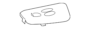 2012-2015 Toyota Tacoma Door Switch Trim Panel (Left, Front, Upper ...