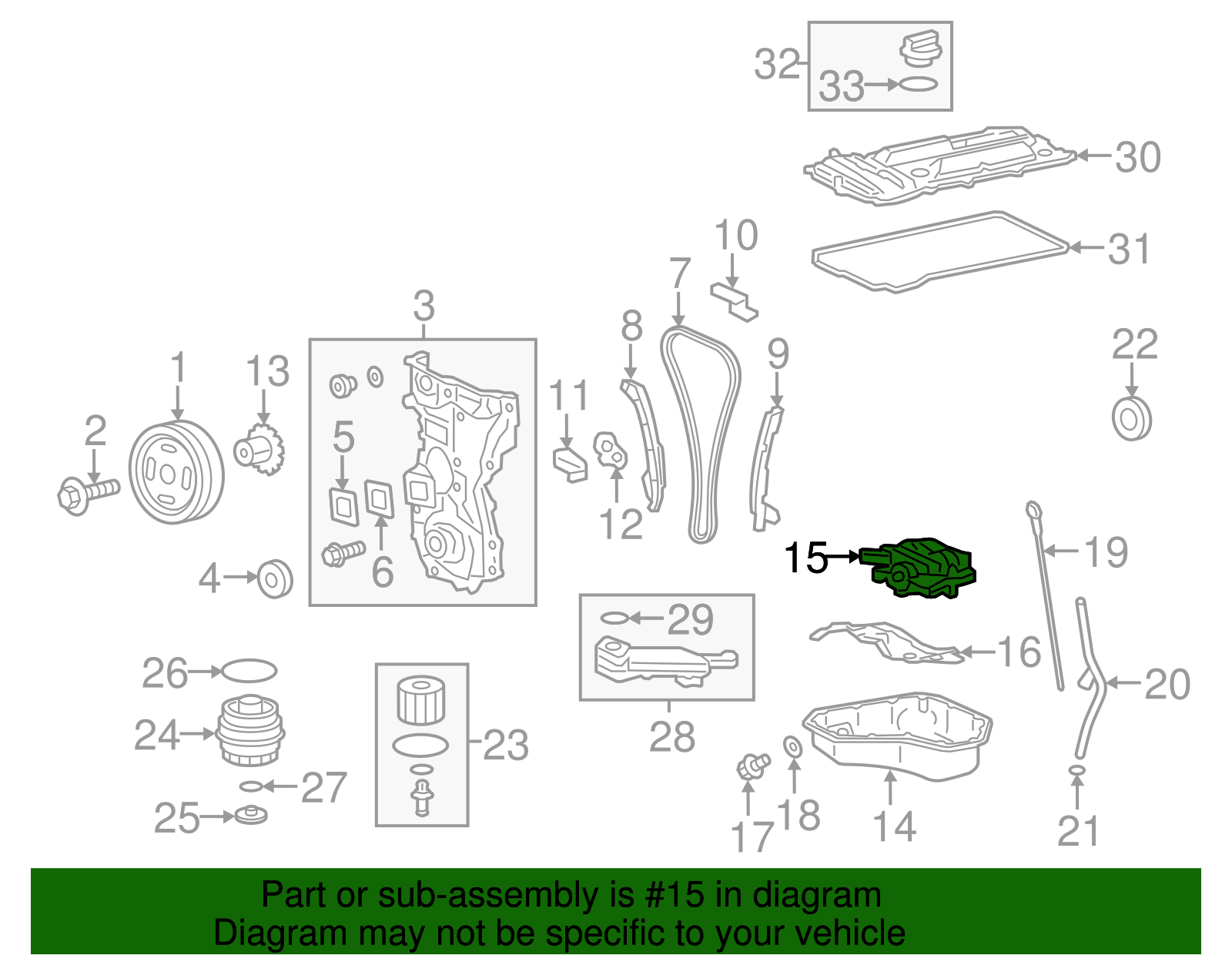 13620-0V050 - Balance Shaft Assembly 2009-2019 Toyota | Longo Toyota Parts