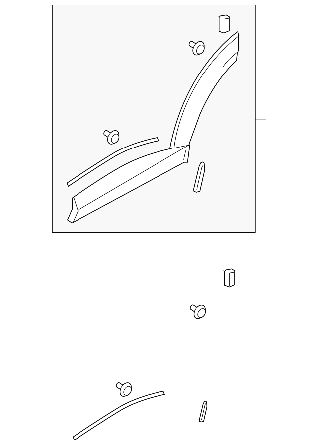 2016-2020 Mazda CX-3 Lower Molding D10E-51-RC0H | MazdaSwag