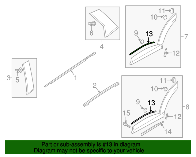 2016-2021 Mazda CX-3 Protect Strip D10E-51-RE2 | RealMazdaParts.com