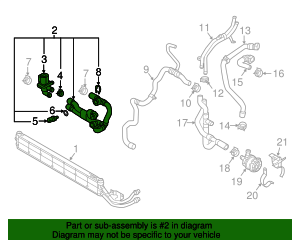 5Q0-121-049-BF - Hose Assembly 2016-2018 Audi A3 Sportback e-tron ...