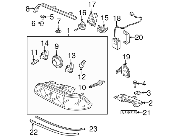 63128387114 - 1997-2003 BMW Control Module (63-12-8-387-114) | BMW of ...