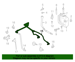 Genuine BMW 61-60-8-364-200 | Hose | FREE Shipping on Most Orders $499 ...