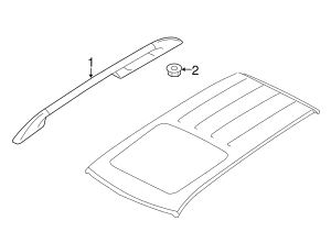 2003-2020 Subaru Roof Rack Retainer Nut 902370025 | TascaParts.com