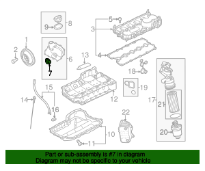 2005-2014 Volkswagen Timing Cover Gasket 070-109-293-B | VW Direct Auto ...