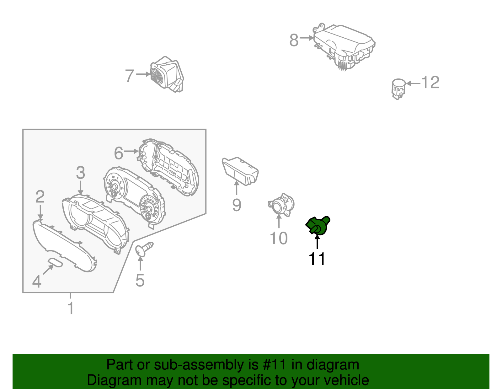 97268-J5000 - Cabin Air Temperature Sensor 2018-2025 Kia | Kia.Parts Store