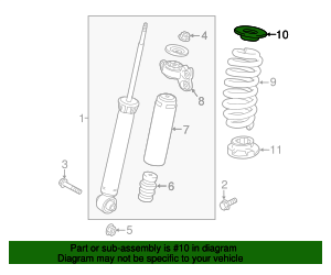 Rear Coil Spring Insulator 42843685 GM | GMPartsDirect.com
