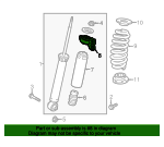 2016-2024 GM Rear Shock Absorber Mount 23393573 | GMPartsDirect.com