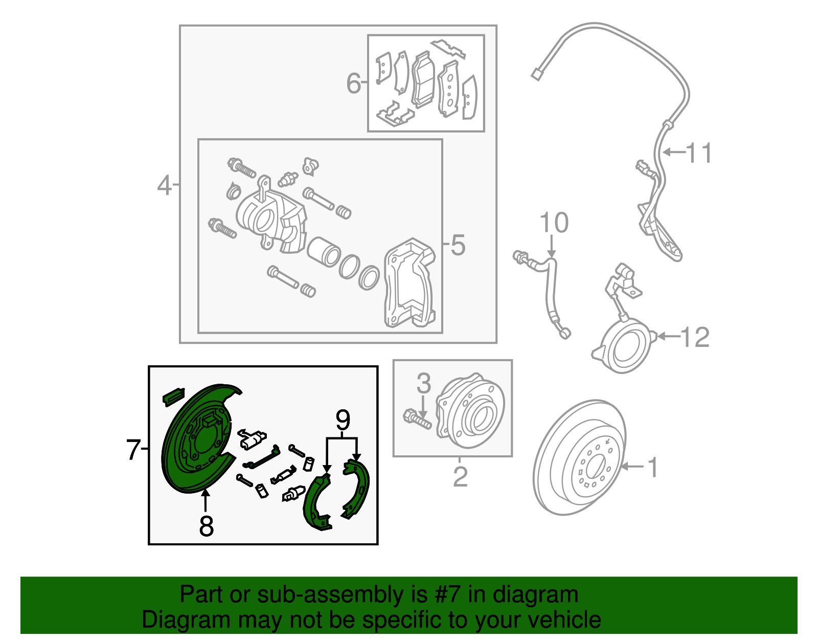 58250-2P100 - Parking Brake 2011-2013 Kia Sorento | Kia Cheap Parts