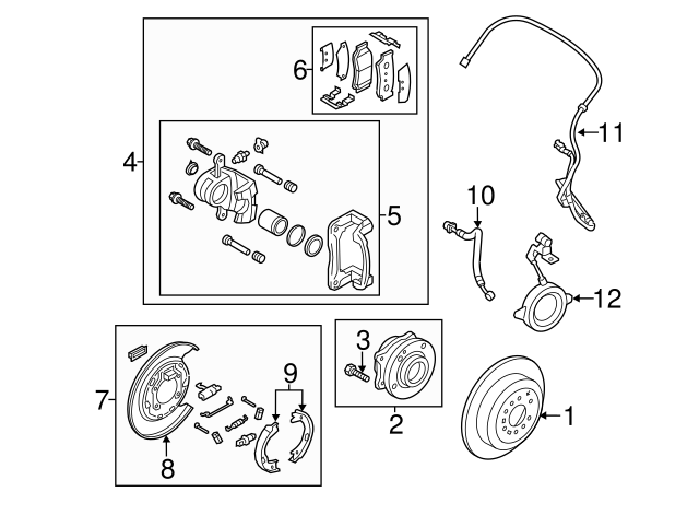 58250-2P100 - Parking Brake 2011-2013 Kia Sorento | Kia.Parts Store