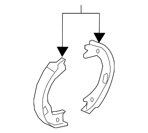 58305-2PA00 - Park Brake Shoes 2011-2013 Kia Sorento | Kia.Parts Store