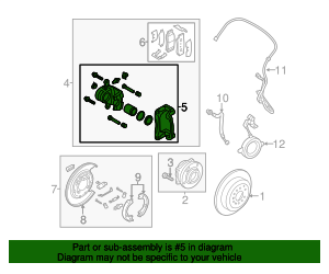 58310-0WA00 - Caliper 2011-2013 Kia Sorento | Kia.Parts Store