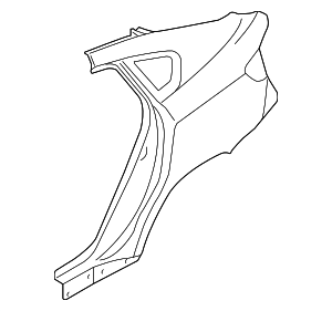 2008-2014 BMW X6 Quarter Panel 41-21-7-182-716 | BMWPartsDirect.com