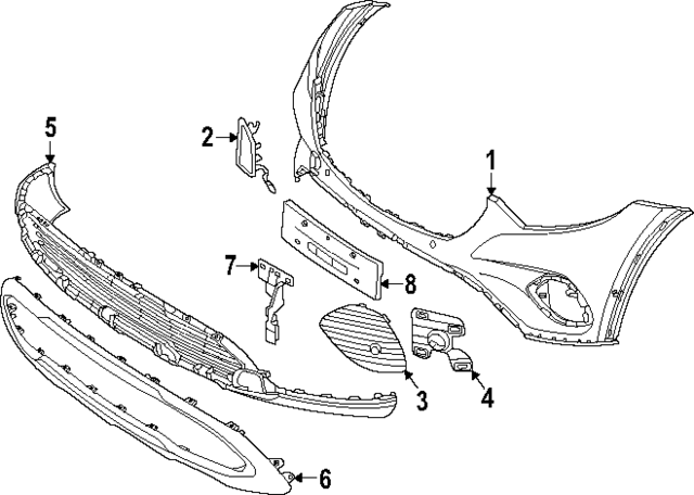 Genuine OEM Air Duct | 254-885-58-00 | Fits Select 2023-2024 Mercedes ...