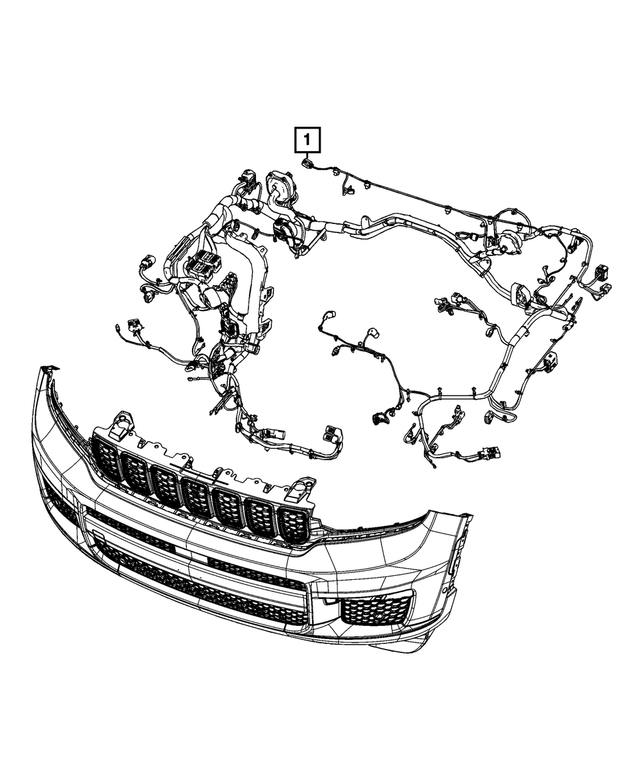 2023 Jeep Grand Cherokee Dash Wiring 68572027AC | My Mopar Parts