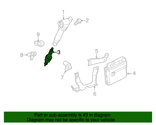 90919-01263 - Spark Plug - 2016-2021 Toyota | OEM Genuine Toyota Parts
