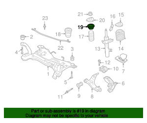 32221148 - Suspension Strut Bearing 2004-2022 Volvo | AutoNationParts.com