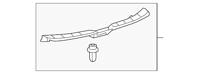 2009-2015 Toyota Venza Sill Plate 58387-0T012-B0 | OEM Parts Quick